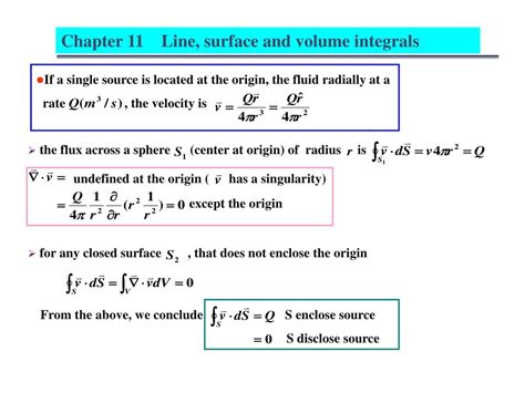 ppt chapter 11 line surface and volume integrals powerpoint presentation id 688474