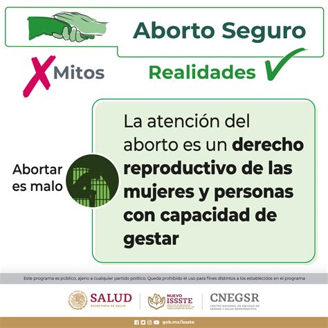 ISSSTE on Twitter ABORTO SEGURO SabíasQue AbortoSeguro Nom046
