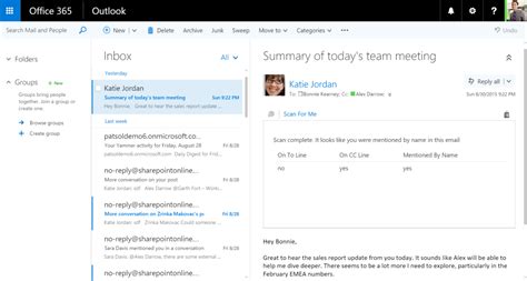 outlook add in a mail add in for a read scenario that checks whether the user is mentioned on