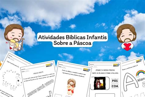 15 Atividades Bíblicas Infantis Sobre a Páscoa para Imprimir