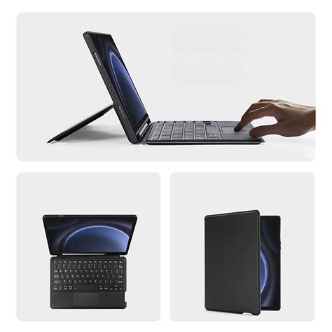 Etui z klawiaturą Bluetooth Dux Ducis DK Series do Galaxy Tab S9 FE