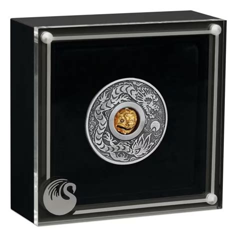 Srebrna Moneta Lunar III Rok Smoka 2024 Charm 1 Uncja Srebrna Mennica