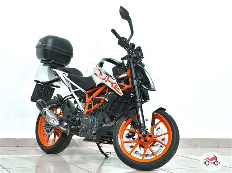 Купить б у KTM 390 Duke инжектор 6 передач в Москве белый naked bike