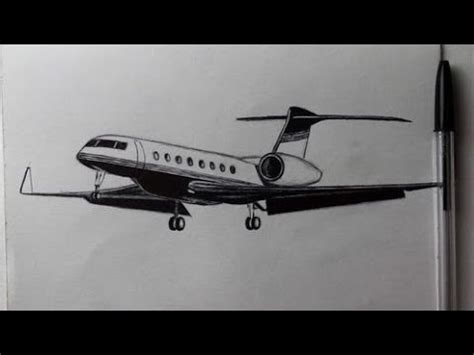 Como desenhar um Jato Suíço Gulfstream G650 YouTube