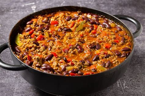 Pittige Chili Con Carne Met Rundergehakt Con Carne Recipe Texas Chili