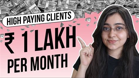 How To Earn 1 Lakh Month As A Freelancer High Paying Clients Step By