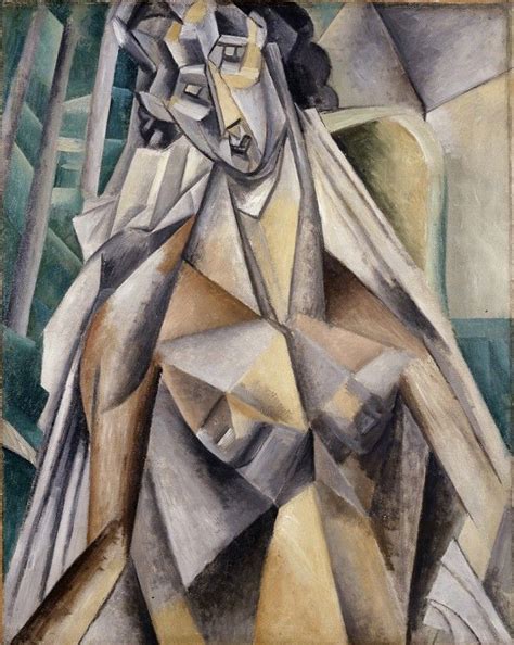 Pablo Picasso Woman In An Armchair 1913 Picasso Art Cubist Art