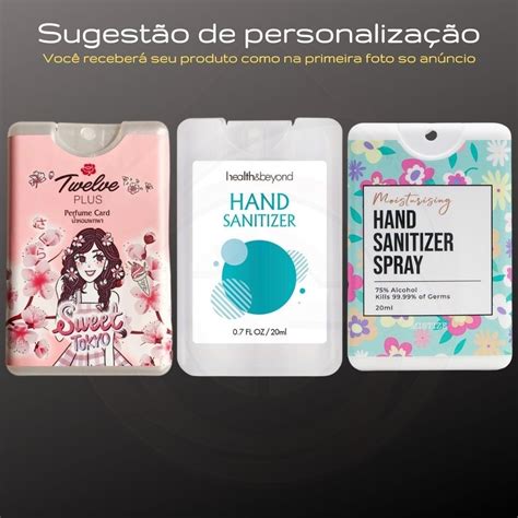 Kit 15 Cartão Spray Importados Para Perfumaria Em Geral