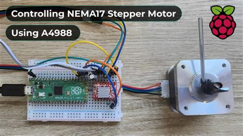 Control Stepper Motor With A4988 Raspberry Pi Pico