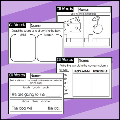 CH Words Phonics Assessment Made By Teachers