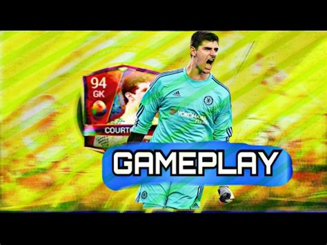 THIBAUT COURTOIS GK 94 PLAYER REVIEW FIFA MOBILE AND GAMEPLAY YouTube