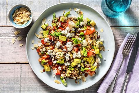 Salade composée au fromage de chèvre frais et à l avocat Recette