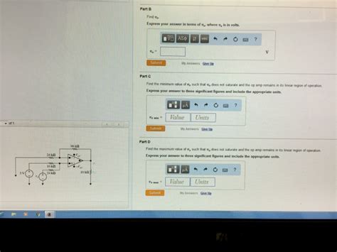 Solved Task 1 For The Op Circuit Shown In Figure 1 Chegg Riset