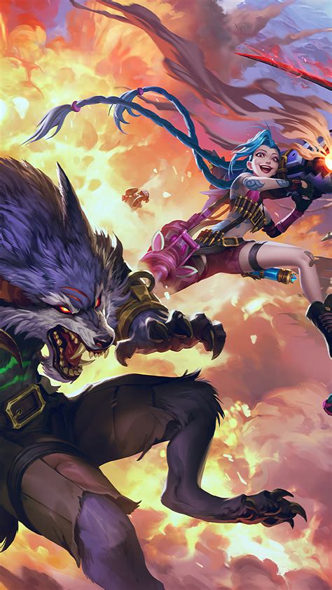 Lol Wild Rift Warwick Jinx Vex K I Wallpaper Pc Desktop