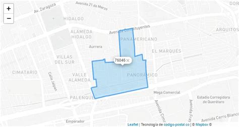 Código Postal Fraccionamiento San Joaquín Querétaro Querétaro