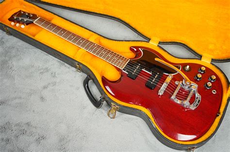 1965 Gibson SG Special RARE Factory Bigsby OHSC Near MINT