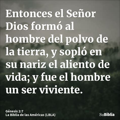 Génesis 2 7 Biblia