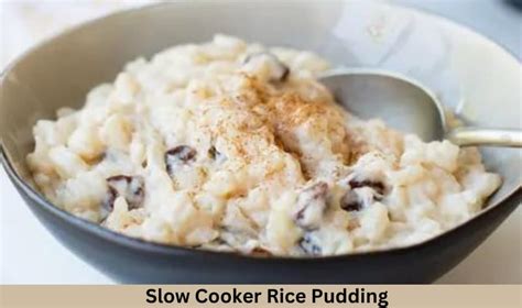 Easy Slow Cooker Rice Pudding Recipe British Recipes Book
