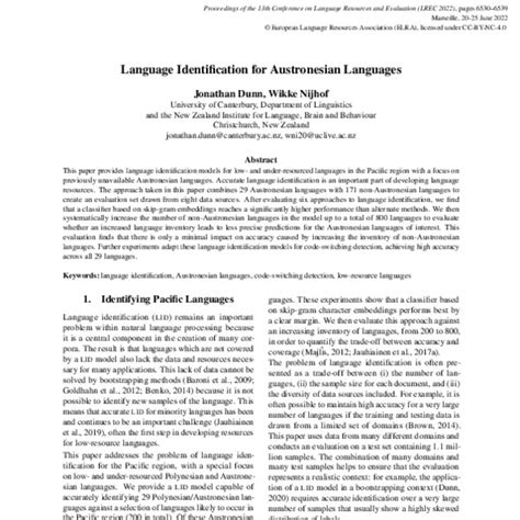 language identification for austronesian languages acl anthology