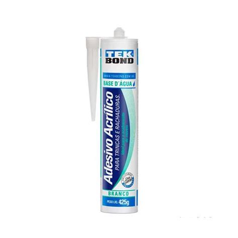 Adesivo Selador De Trincas 425g Branco Tekbond Selante Para