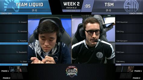 TL Vs TSM WEEK 2 DAY 2 NA LCS SUMMER 2018 Team Liquid Vs Team