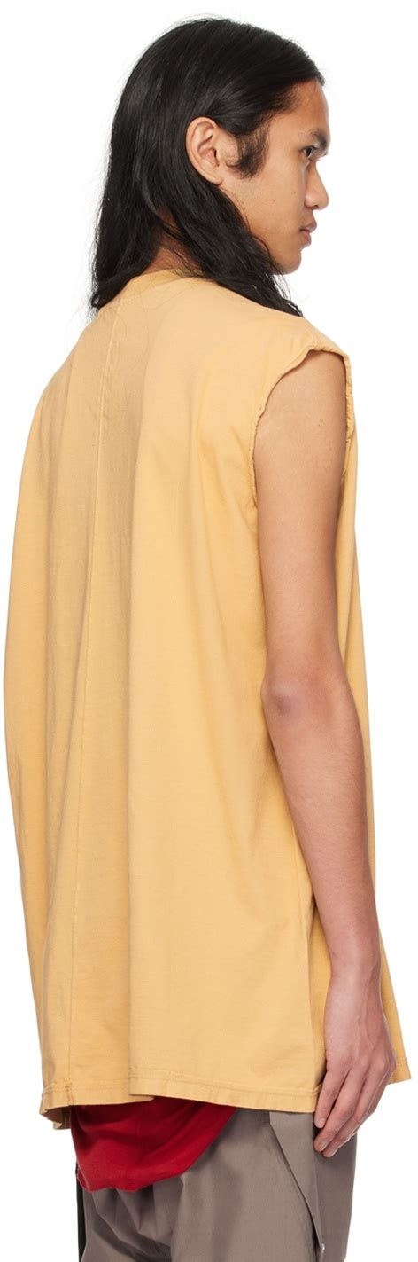 Rick Owens DRKSHDW Yellow Tarp T Shirt Rick Owens Drkshdw