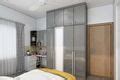 2 Door Sliding Wardrobe Design With Loft Storage Livspace
