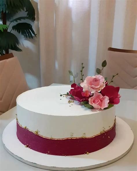 Decoração de Bolo de Aniversário Feminino Decoração Fácil