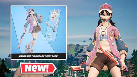 New Retro Zoe Clash Skin Gameplay In Fortnite Mainframe Throwback