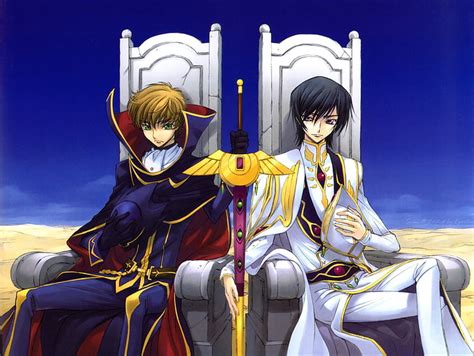 Anime Code Geass Lelouch Lamperouge Suzaku Kururugi HD Wallpaper