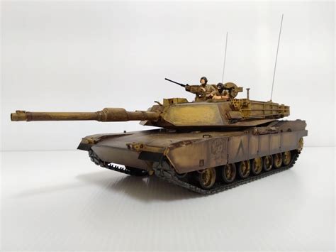 作品分享Born To Floof Tamiya 1 35 美軍 M1A1 艾布蘭主力戰車 模型技術與資訊 哈啦板 巴哈姆特