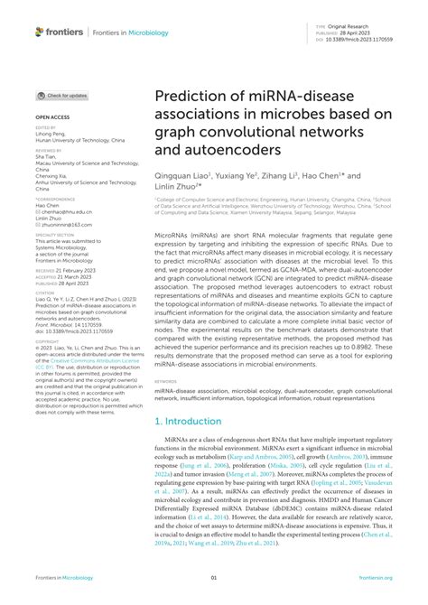 pdf prediction of mirna disease associations in microbes based on