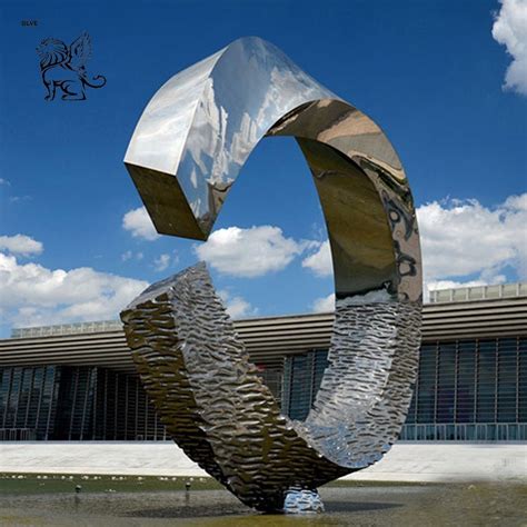 Blve Garden Decoration Modern Art Metal Large Outdoor Abstract