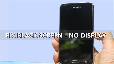 How To Fix Black Screen Problem On Samsung Galaxy Fix Black Screen No