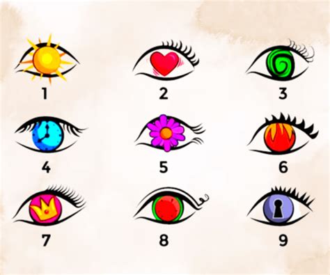 Escolha Um Dos 9 Olhos E Descubra O Que A Sua Personalidade Esconde