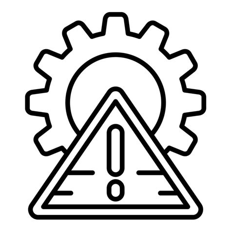 Icono De L Nea De Gesti N De Crisis Vector En Vecteezy
