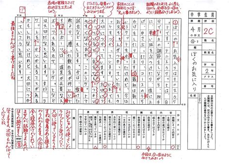 日本作文協会の作文添削事例 日本作文協会本部