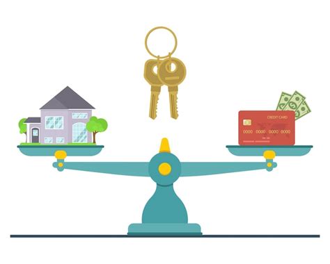 Compra de una casa venta de bienes raíces Vector Premium