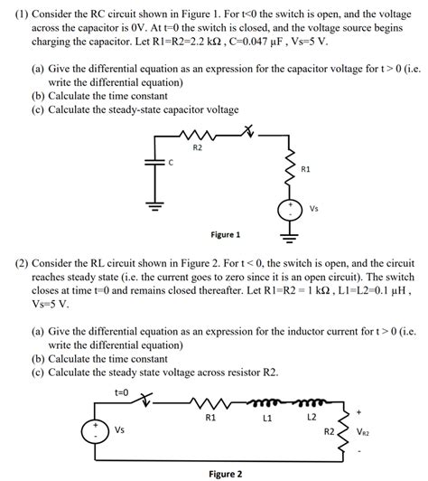 Solved Consider The Rc Circuit Shown In Figure For Chegg