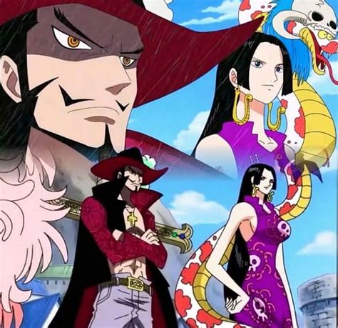Boa Hancock Y Dracule Mihawk One Piece Luffy One Piece Anime One The