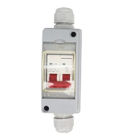 Mini Disjoncteur Mcb 2P Dc 500V 32A Système Pv Interrupteur De