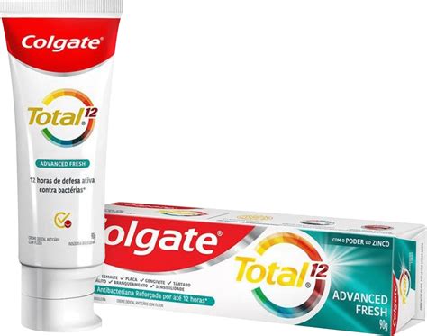 Creme Dental Colgate Total 12 Advanced Fresh 90g