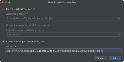 Manage Jupyter Notebook Servers IntelliJ IDEA Documentation