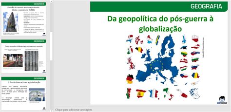 Geopolítica do pós guerra à globalização Power Point NerdProfessor
