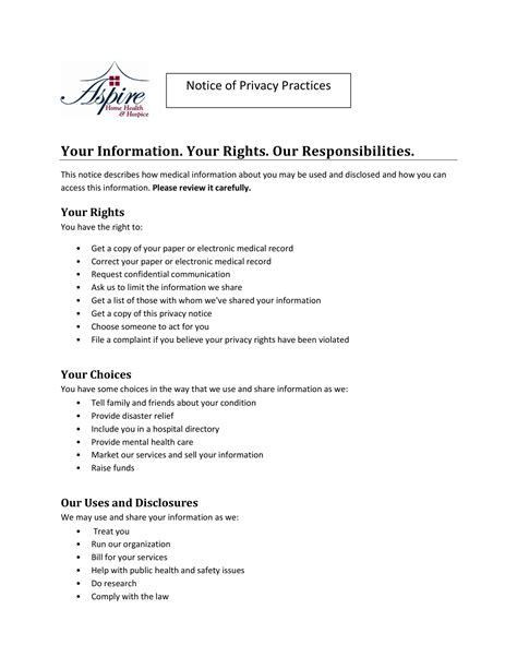 Notice Of Privacy Practices For Website Doc DocDroid