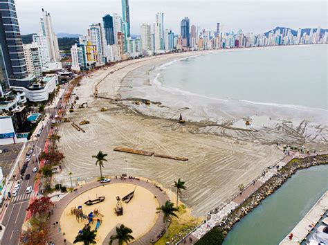 5 antes e depois surpreendentes da nova praia de Balneário Camboriú