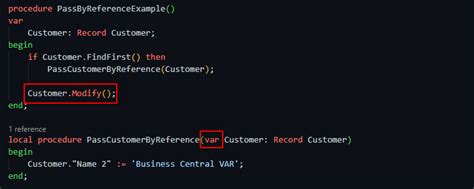 Passing By Value Or By Reference In Business Central Business Central