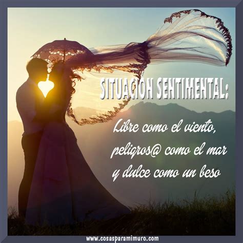 Situación sentimental Cosas para mi muro