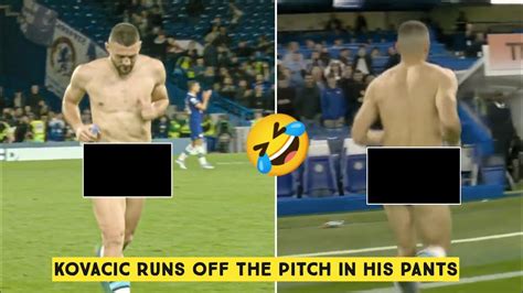 Mateo Kovacic Runs Off The Pitch In His PANTS After Chelsea Vs