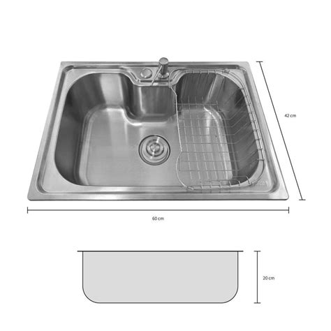 Kit Cuba Pia Gourmet Luxo Prizi Aço Inox 304 Torneira Gourmet Prizi